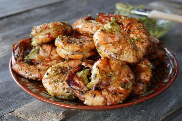 Grilled Jumbo Shrimp - Weekend at the Cottage