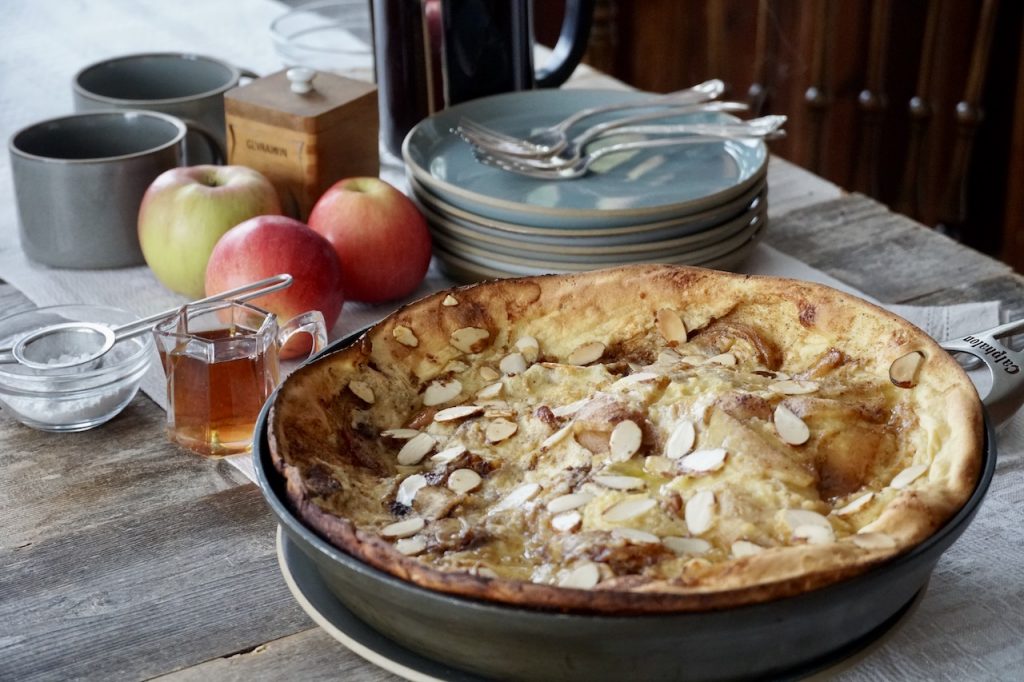 Puffed Apple Pancake - Weekend at the Cottage