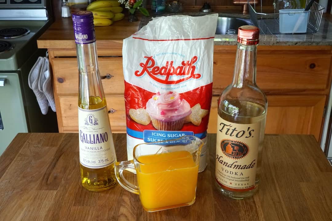 Harvey Wallbanger Cake - Weekend at the Cottage