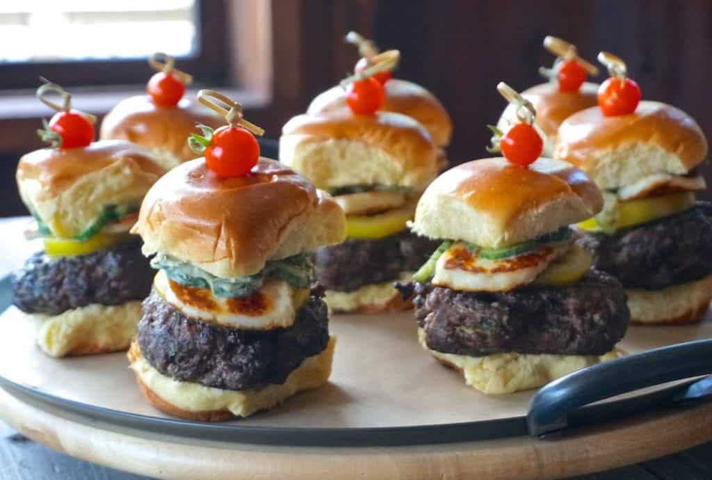 Mini Lamb Burgers - Weekend at the Cottage