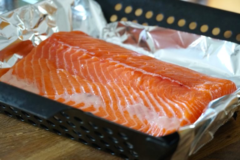 Barbecued Salmon - Weekend at the Cottage