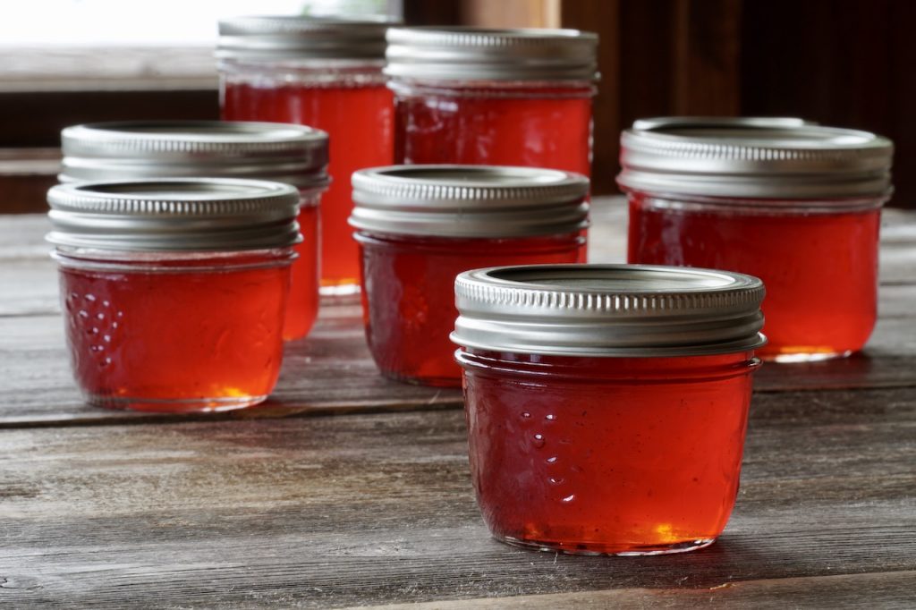 Strawberry Rhubarb Jelly - Weekend at the Cottage