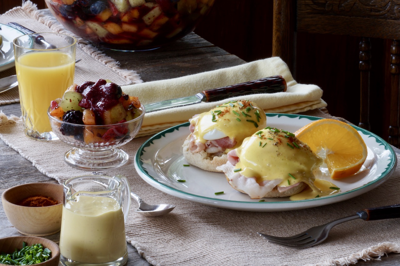 Easy Eggs Benedict - Weekend at the Cottage