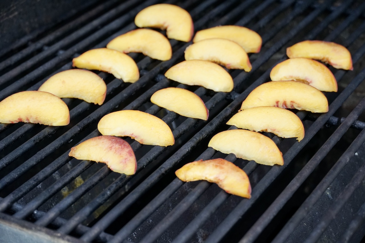 Peach and Prosciutto Appetizer - Weekend at the Cottage