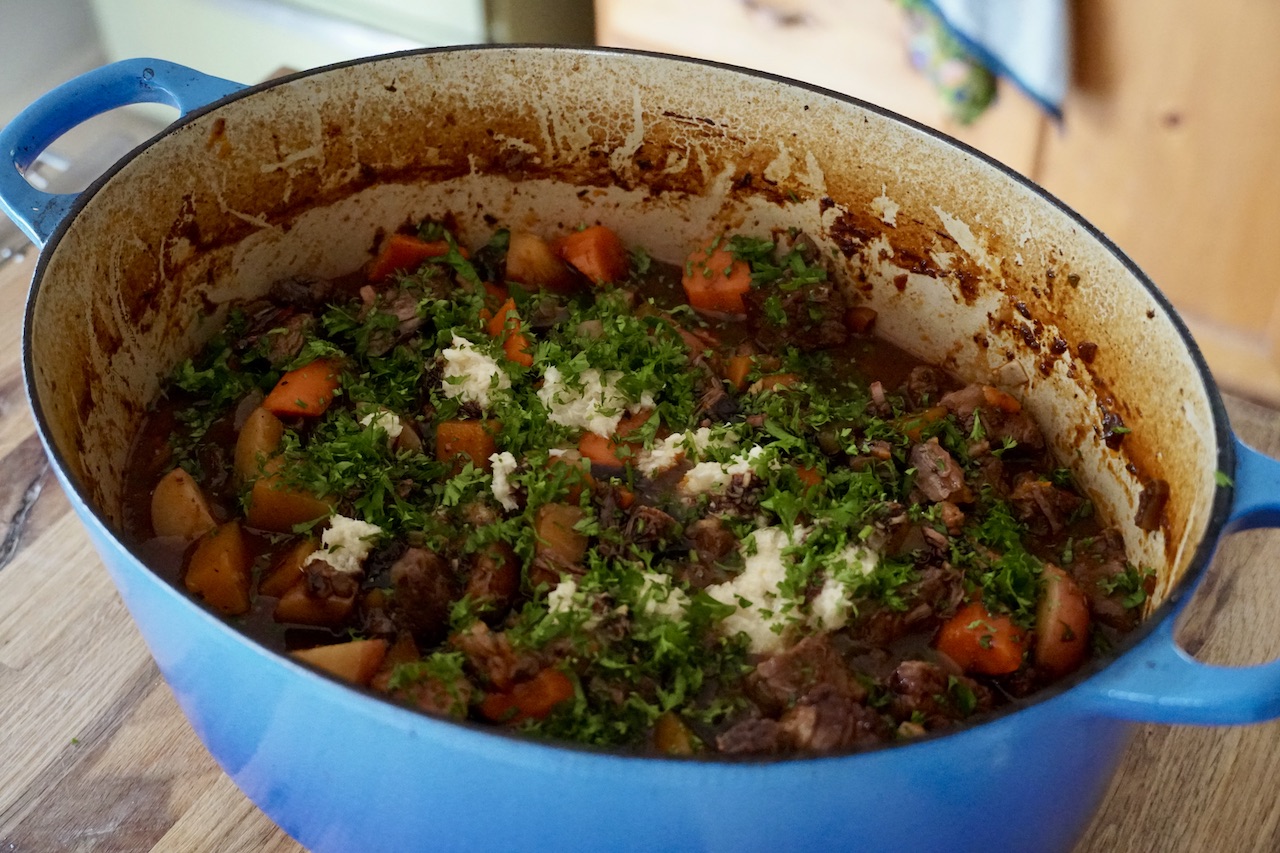 Hearty Beef-Vegetable Stew - Weekend at the Cottage