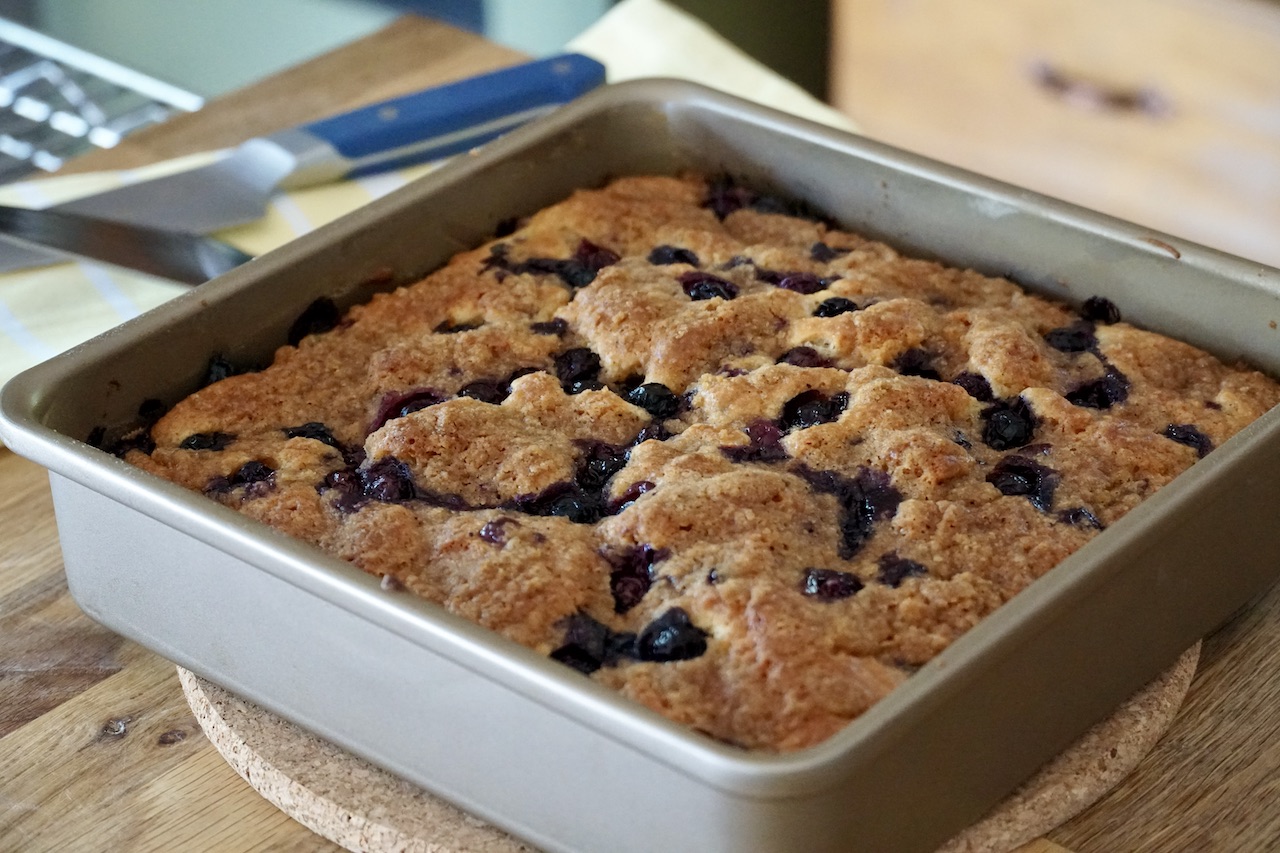 Fresh Blueberry Crumb Cake - Weekend at the Cottage