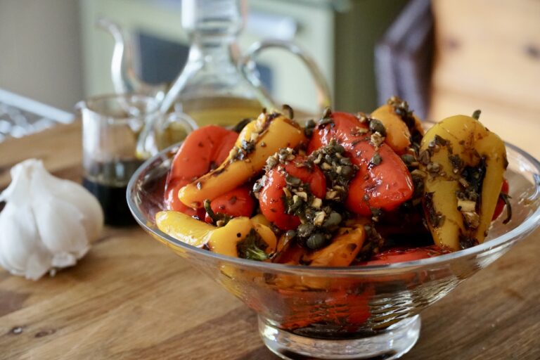 Grilled Mini Sweet Peppers