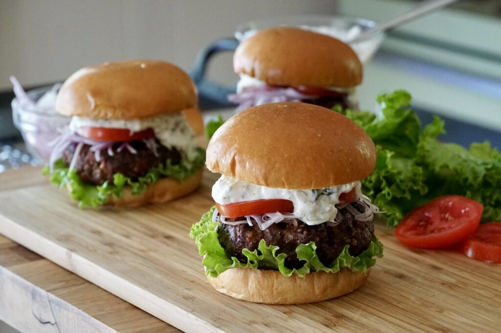 Grilled Kofta Burgers - Tender & Juicy!