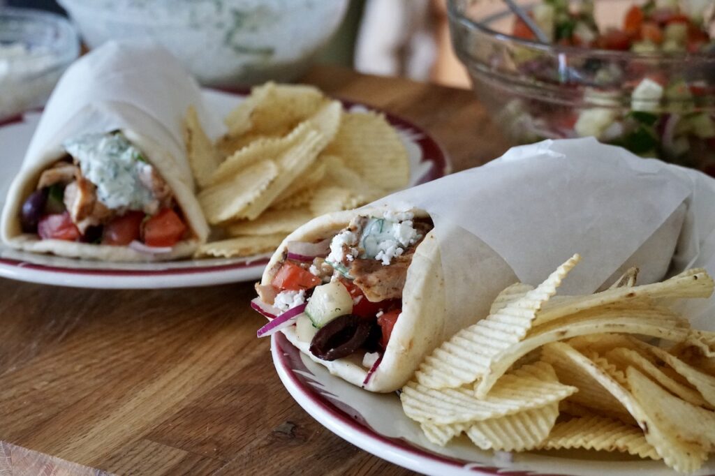 Greek Chicken Sandwich - Weekend at the Cottage