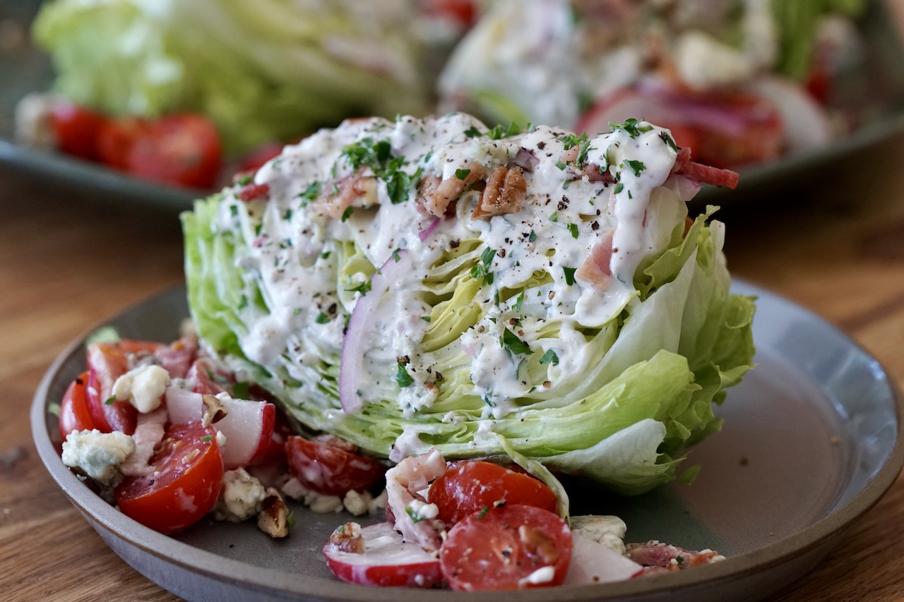 Classic Wedge Salad - with Blue Cheese Dressing